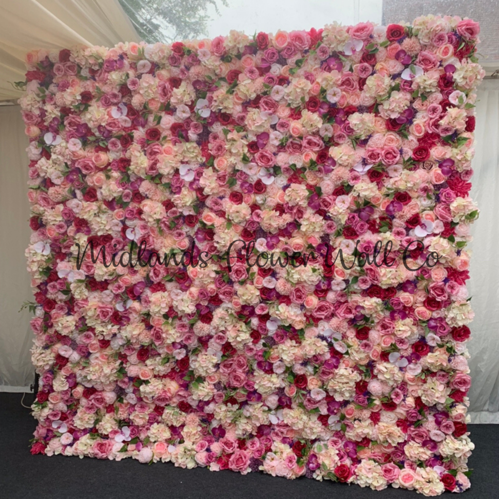 Custom Flower Wall | Kylie | Midlands Flower Wall Company