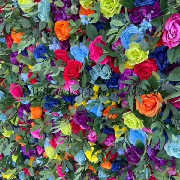 Neon Wall of Flowers | Daphne | Midlands Flower Wall Company