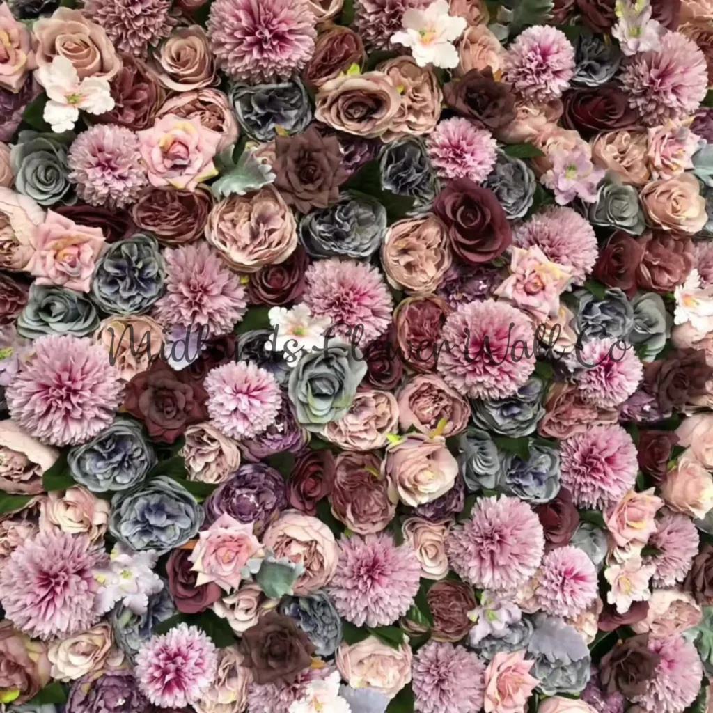 Flower Panel Wall | Rhiannon | Midlands Flower Wall Company